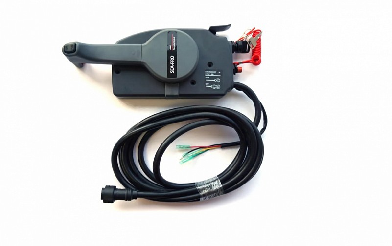 Машинка газ-реверс Sea-Pro 10 pin (Yamaha 703) с гидроподъемом (толкает)